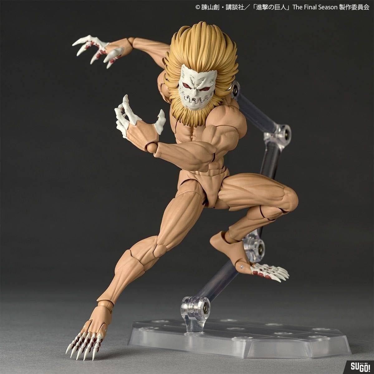 Kaiyodo Amazing Yamaguchi / Revoltech: Attack on Titan Jaw Titan ...