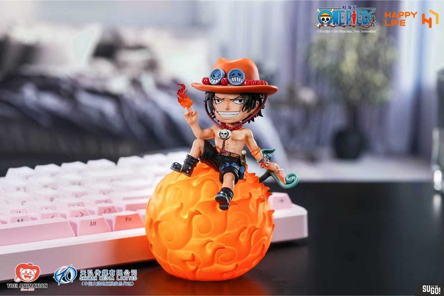 Happy Life One Piece Devil Fruit Series Portgas·D· Ace Voice-Controlled ...