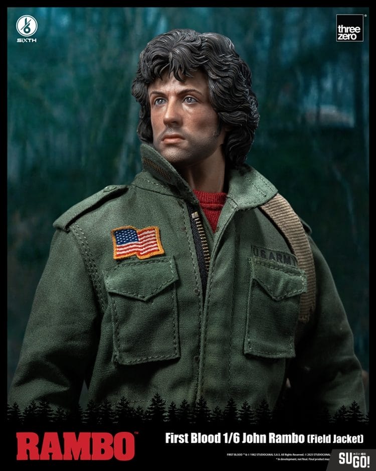 Threezero First Blood 3Z05530W0 John Rambo Field Jacket 1/6 Action ...