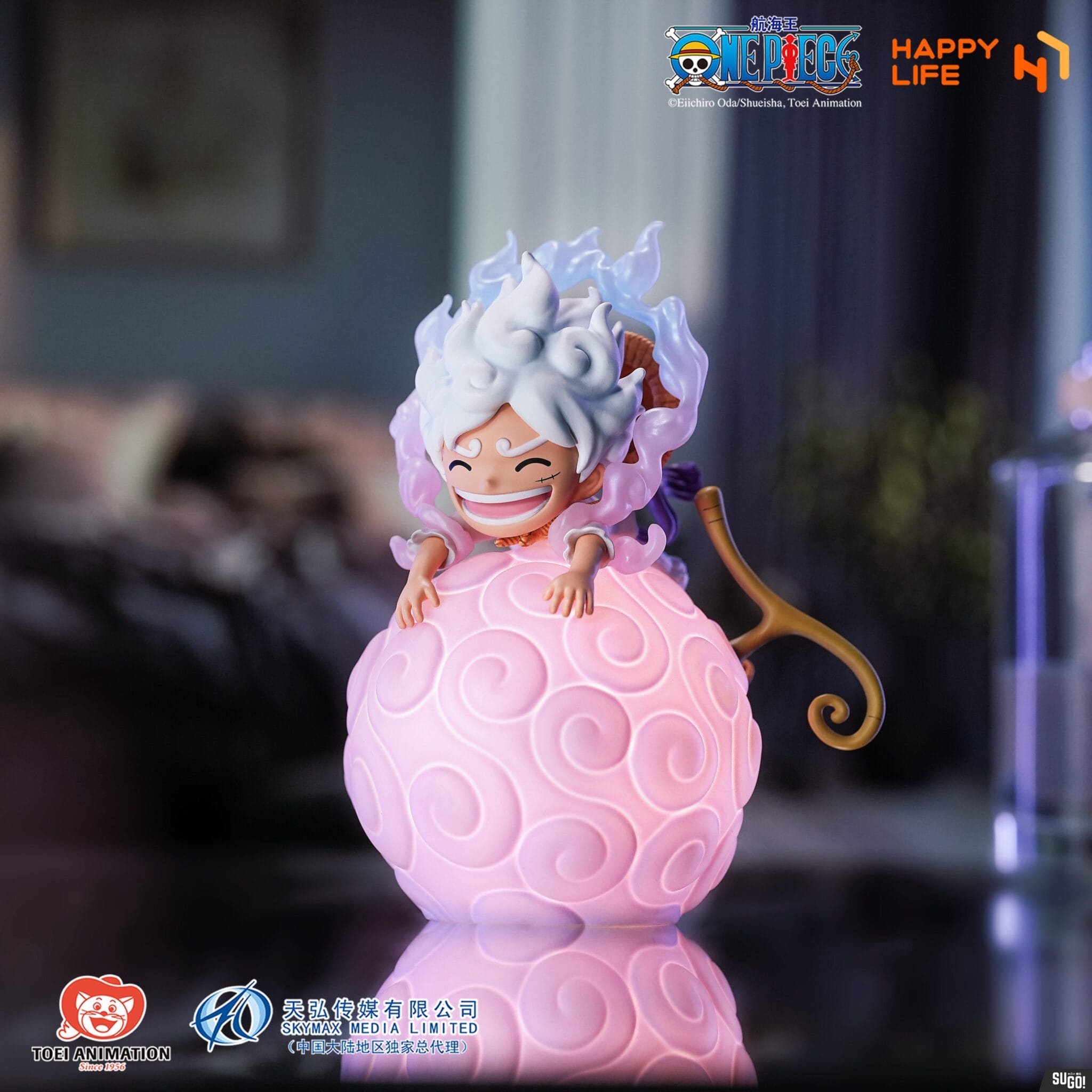 HAPPY Life One Piece Monkey D. Luffy Sound-Activated Night Light PVC ...