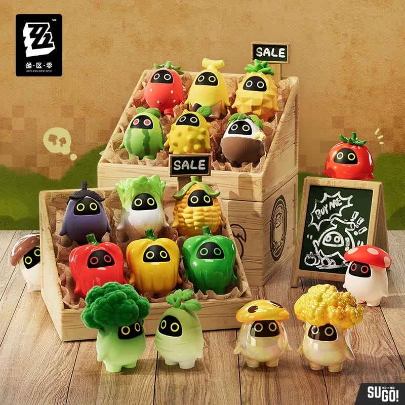 miHoYo Zenless Zone Zero Bangboo Fruit & Veggie Kingdom Mini Display ...