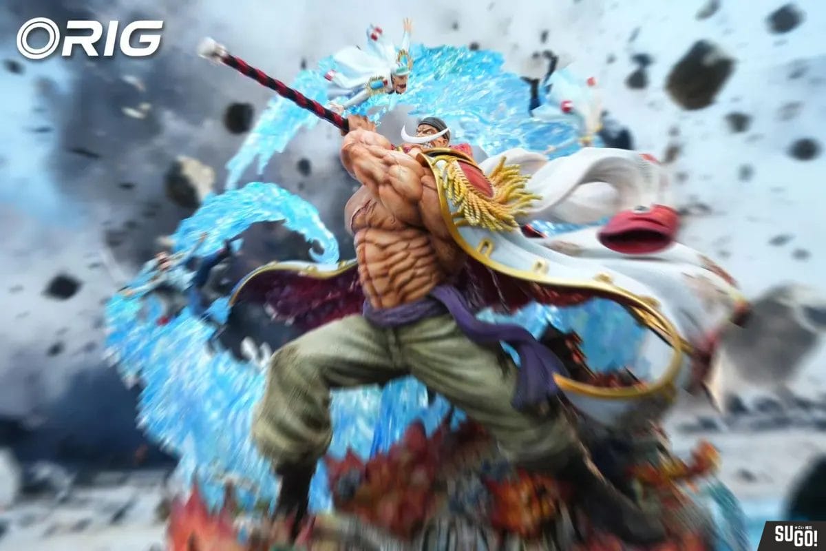 ORIG Studio One Piece Edward Newgate 'Whitebeard' 54cm(H) GK Statue ...