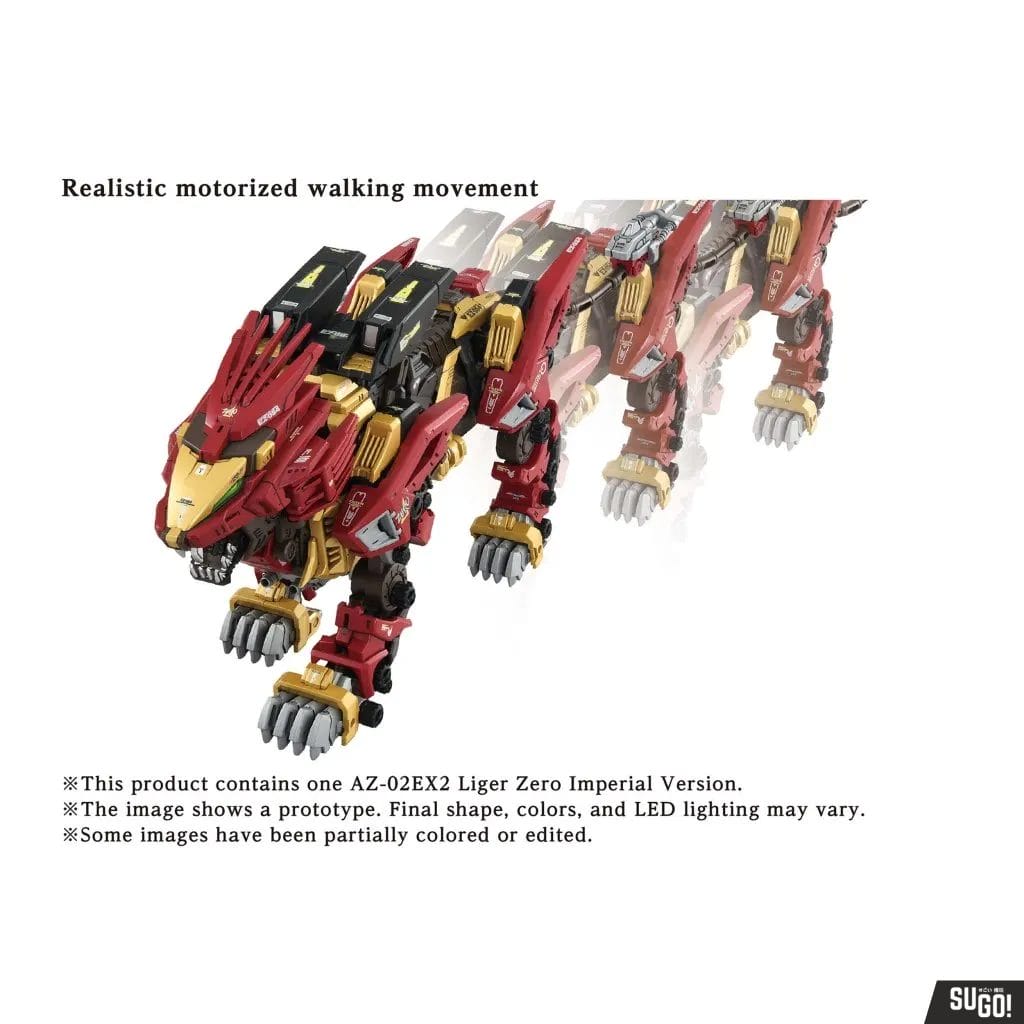 Takara Tomy Zoids Series AZ-02EX2 Liger Zero Empire ver. Action Figure ...