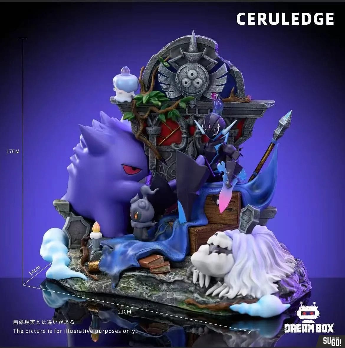 DreamBox Pokemon Ceruledge 1/20 GK Statue - Sugo Toys | Action Figures ...