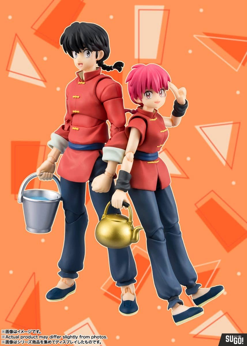 Bandai S.H.Figuarts Ranma Ranma (Female) 1/2 Action Figure - Sugo Toys ...