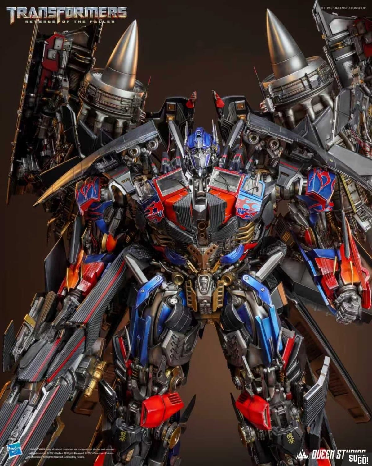 Queen Studios Transformers Optimus Prime Jetpower 133cm Licensed Statue - Sugo Toys | Action ...