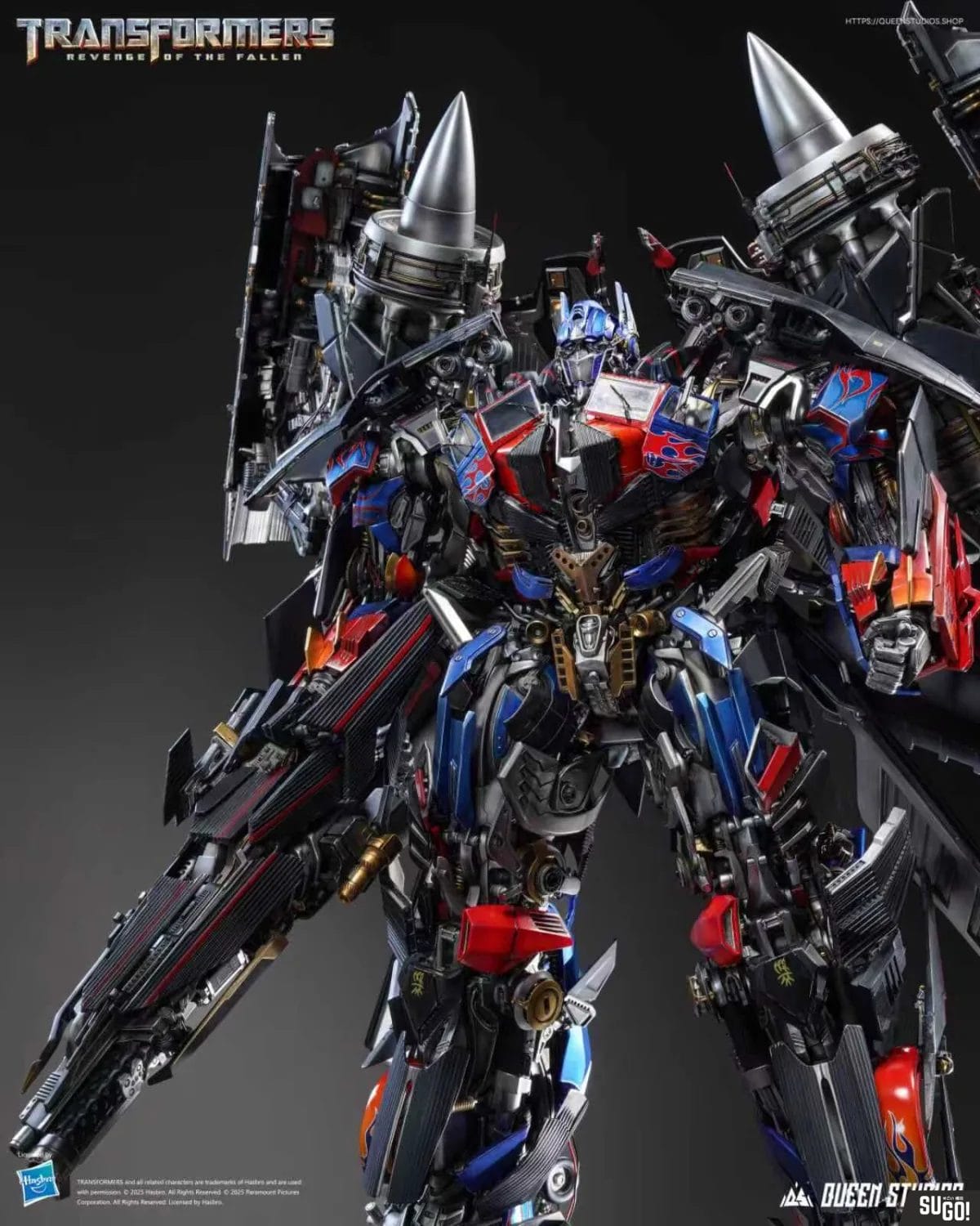 Queen Studios Transformers Optimus Prime Jetpower 133cm Licensed Statue - Sugo Toys | Action ...