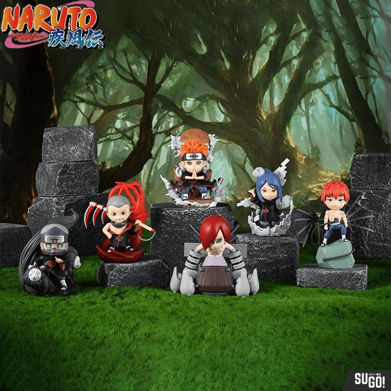 Krazy Art Naruto Akatsuki Organization Series Vol. 02 Blind Box - Sugo ...