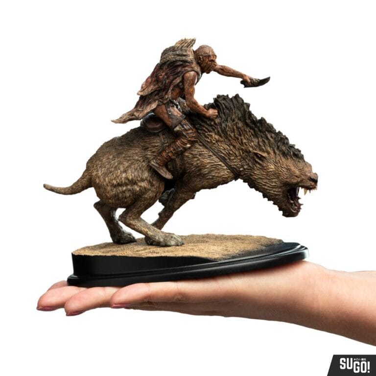 Weta Workshop The Lord of The Rings - Sharku on Warg Miniature Statue ...