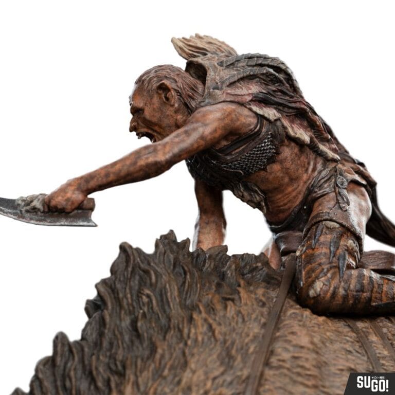 Weta Workshop The Lord of The Rings - Sharku on Warg Miniature Statue ...