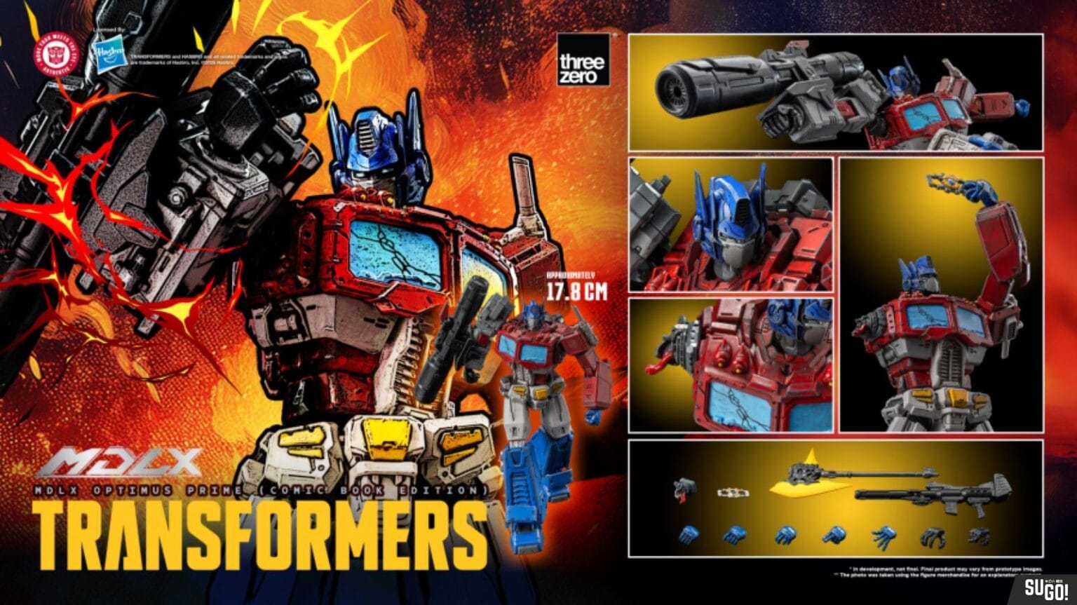 Threezero Transformers - Optimus Prime (Comic Book Edition) Mdlx Action ...