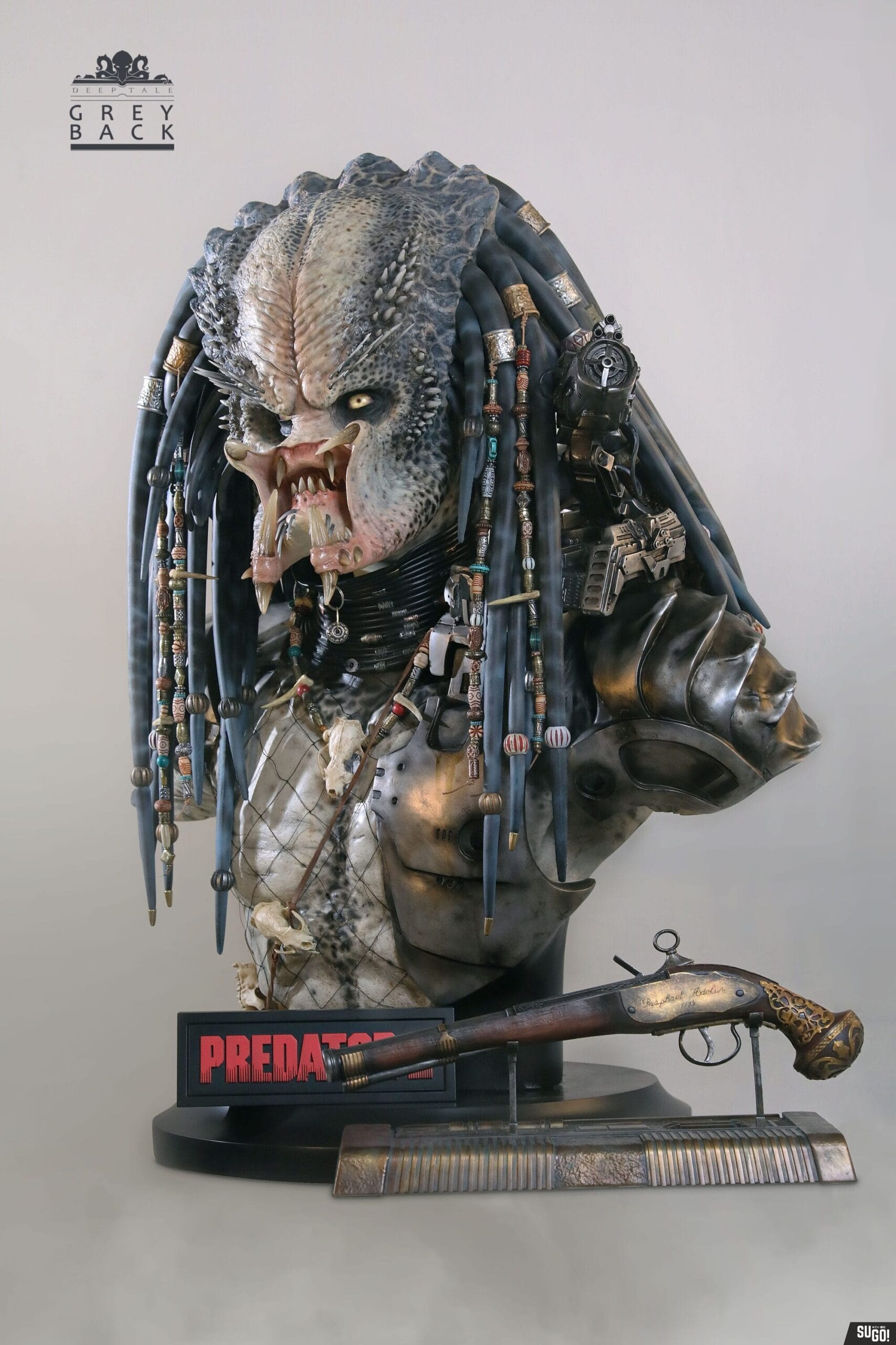 Deep Tale Studio Elder Predator Greyback Bust (Regular Ver.) GK Statue ...