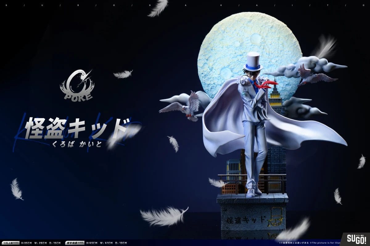 Poke Studio Detective Conan Kaito Kid Series 1/6 GK Statue - Sugo Toys ...