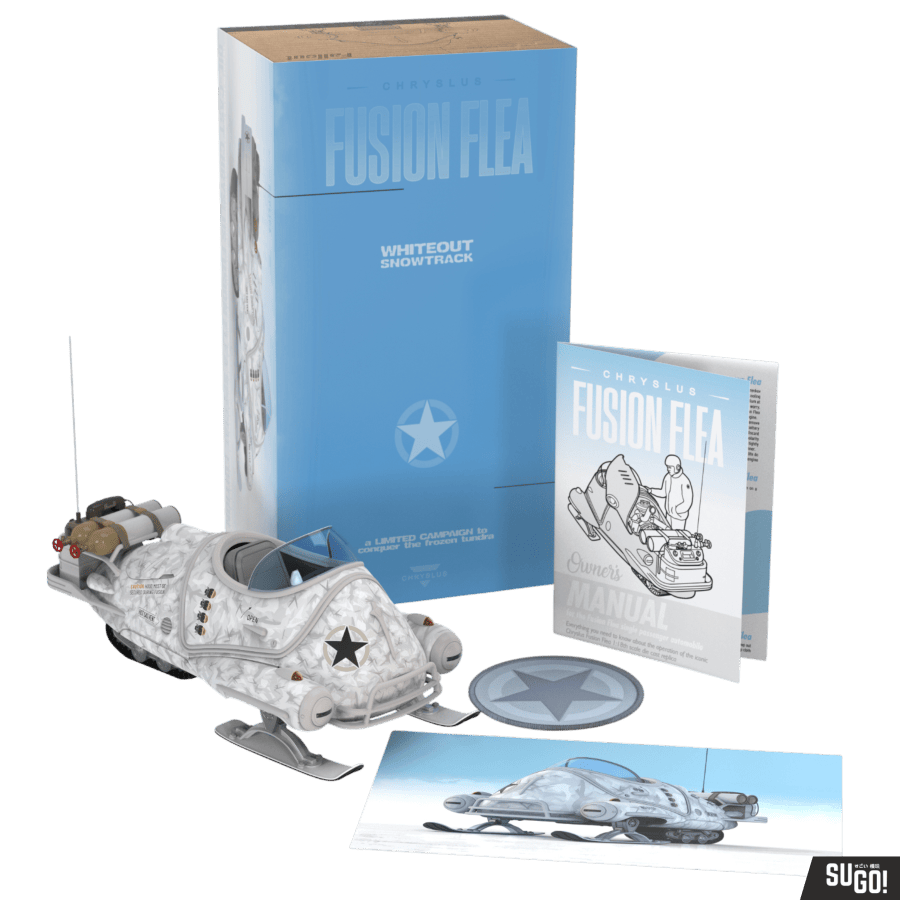 The Wand Company Fallout - Whiteout Snowtrack Fusion Flea 1/18 Scale ...