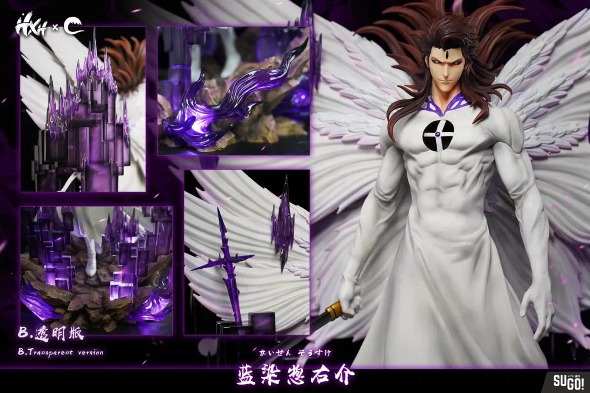 HXHENG x Cheng Sosuke Aizen Butterfly Form Ver. 2.0 A Electroplated Ver ...