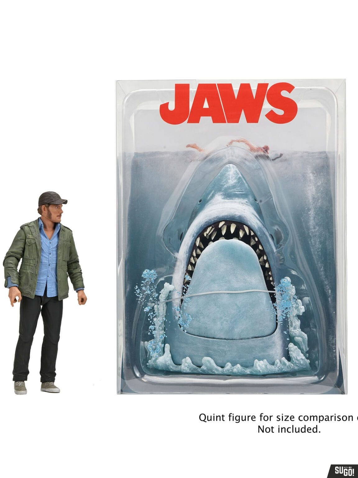Neca Jaws Display Piece – Jaws 50TH Anniversary Poster Series Figure ...