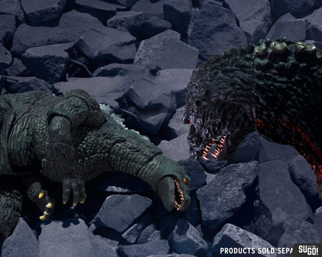Bandai S.H.MonsterArts Godzilla Jr & Destiroyah Evolution Action Figure ...