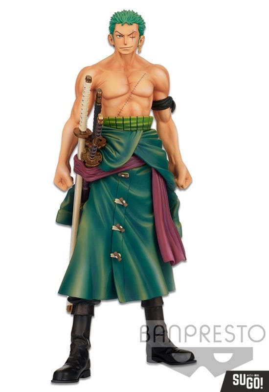 One Piece Banpresto Chronicle Master Stars Piece The Roronoa Zoro PVC ...