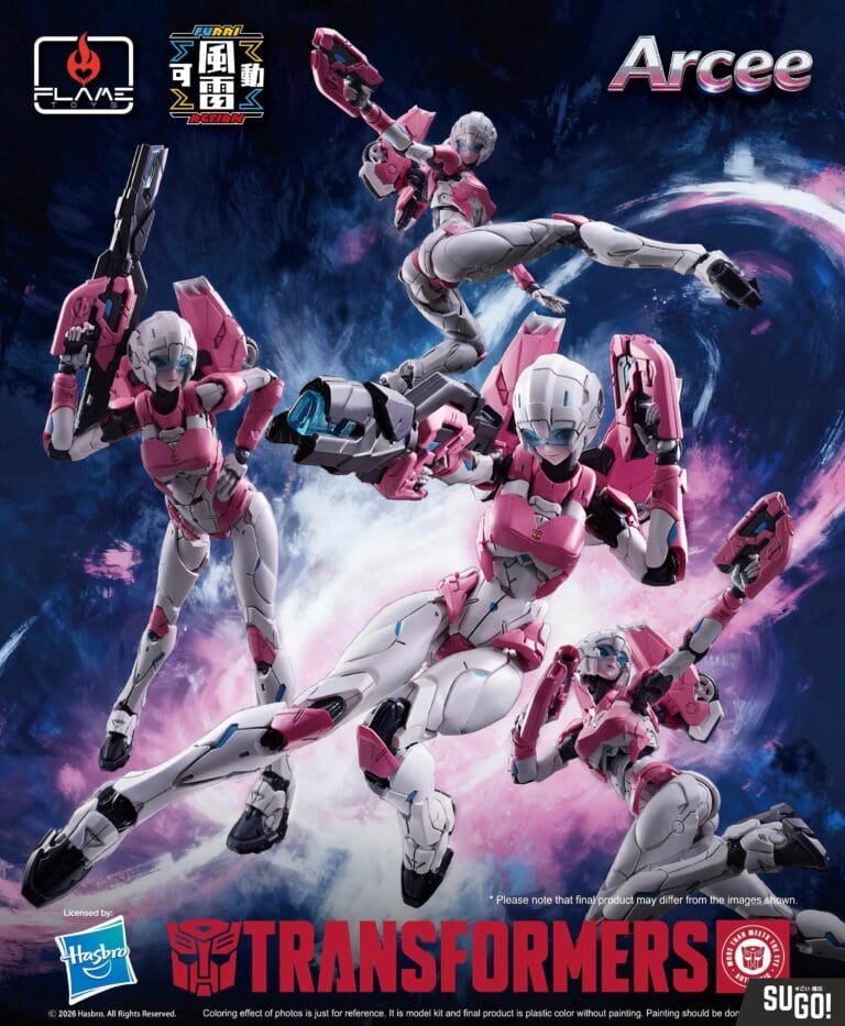 Flame Toys Transformers Arcee Furai Action Figure - Sugo Toys | Action ...